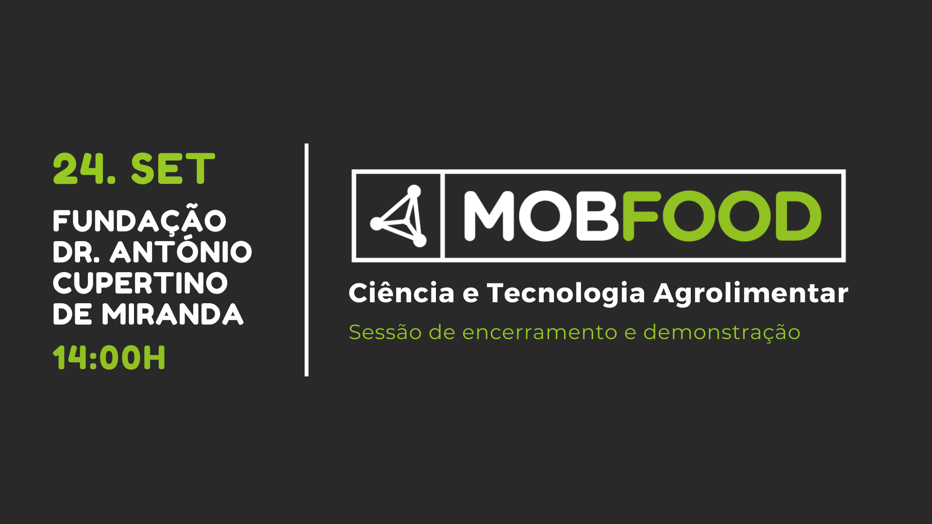 Closing session and demonstration of results of the MobFood Project - INL